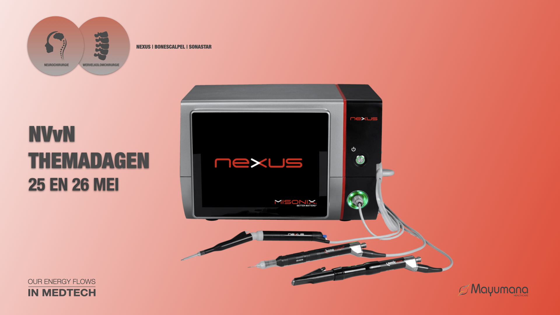 NVvN Themadagen Neurochirurgie 2023 - Mayumana Healthcare