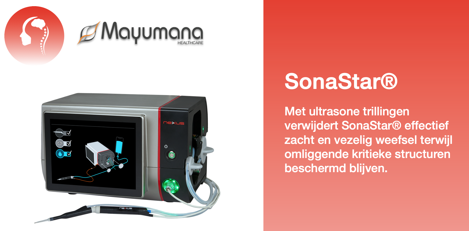SonaStar® – De perfecte oplossing voor neurochirurgie - Mayumana Healthcare